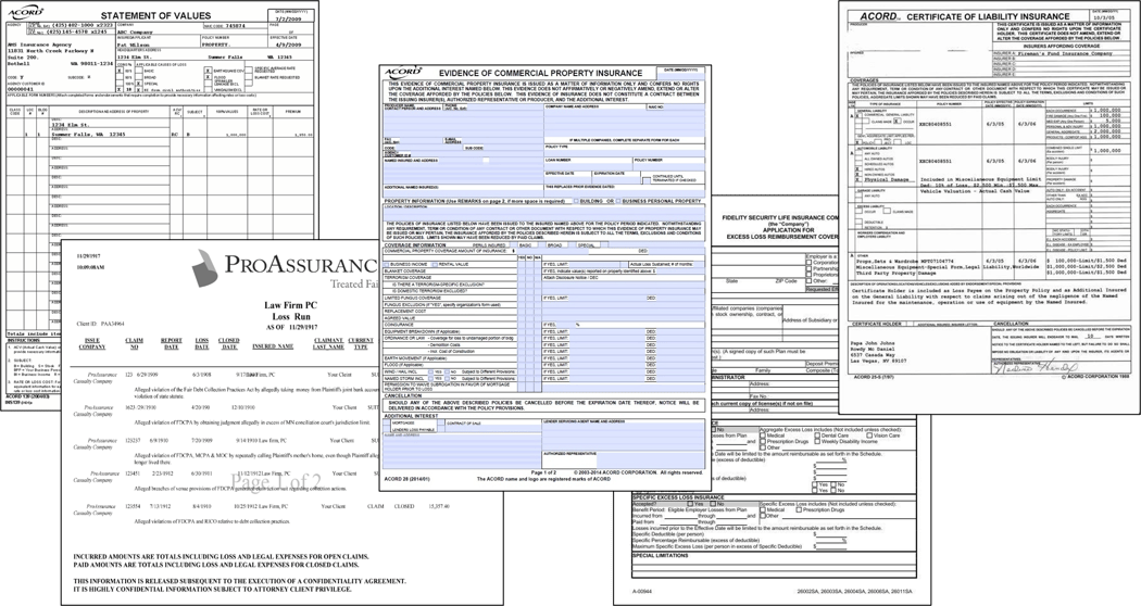 Analyzing Property & Casualty Insurance Portfolio Risk